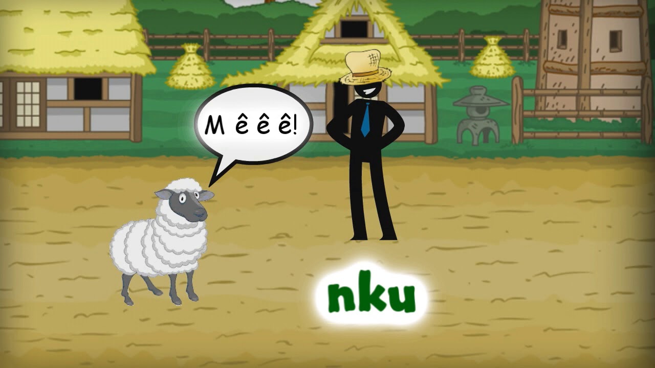 Sesotho Farm animals / Plaasdiere Immersion 6.3 - YouTube
