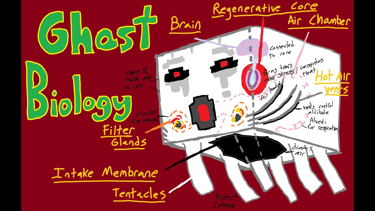Minecraft Ghast Biology Revisited - YouTube