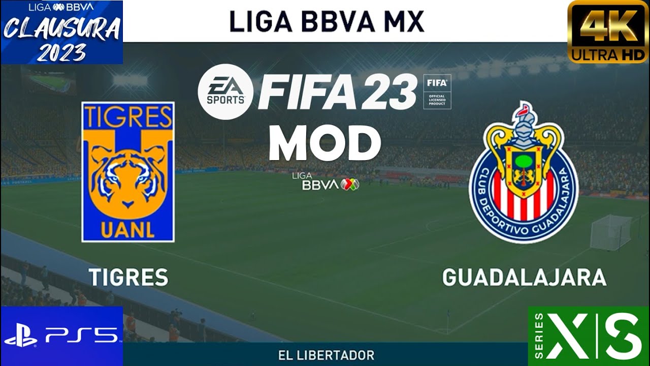 TIGRES VS GUADALAJARA | LIGA MX | FINAL [FIFA] [4K] - YouTube