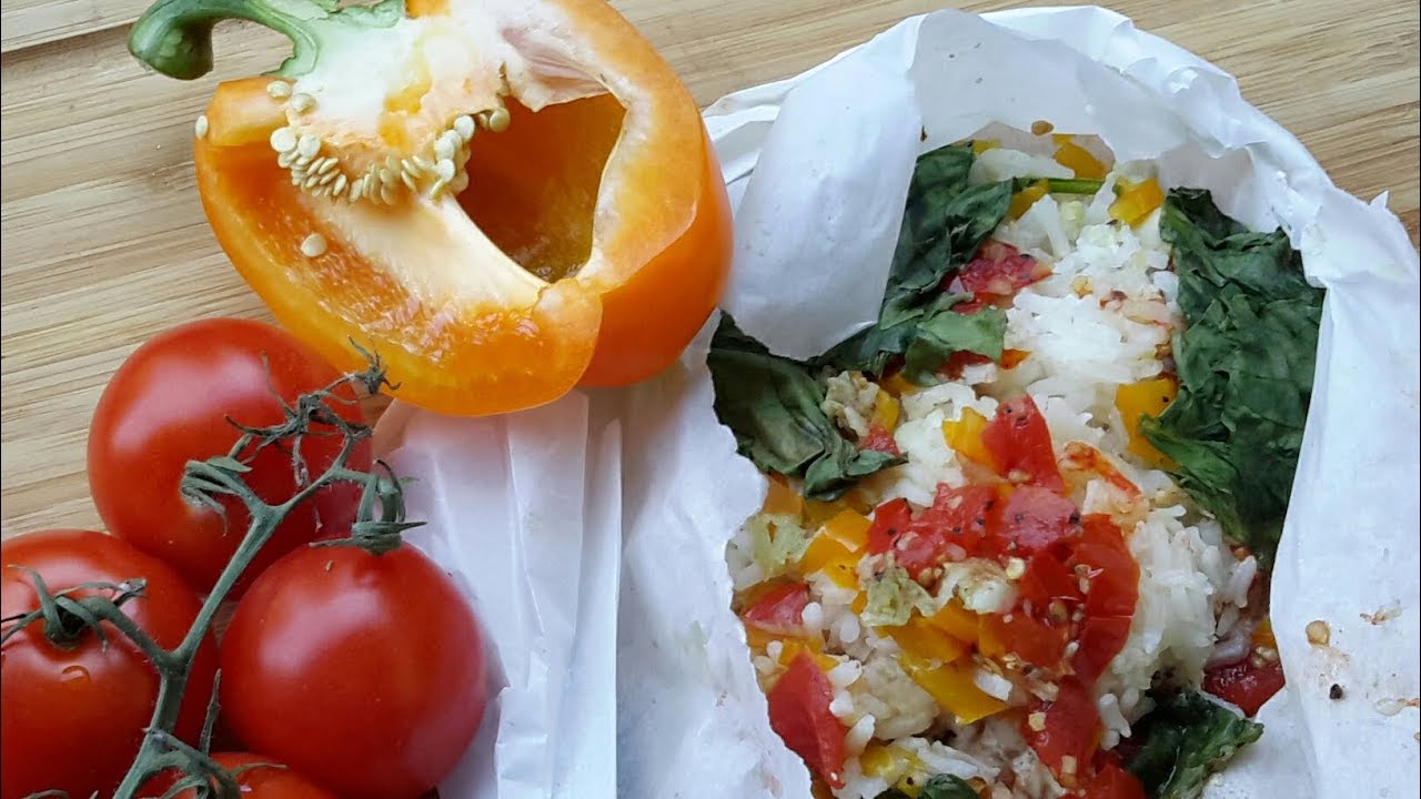 CHICKEN BAKED IN PARCHMENT PAPER - YouTube