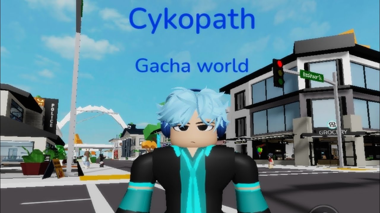 Roblox Gacha World How to create Cykopath in Brookhaven - YouTube