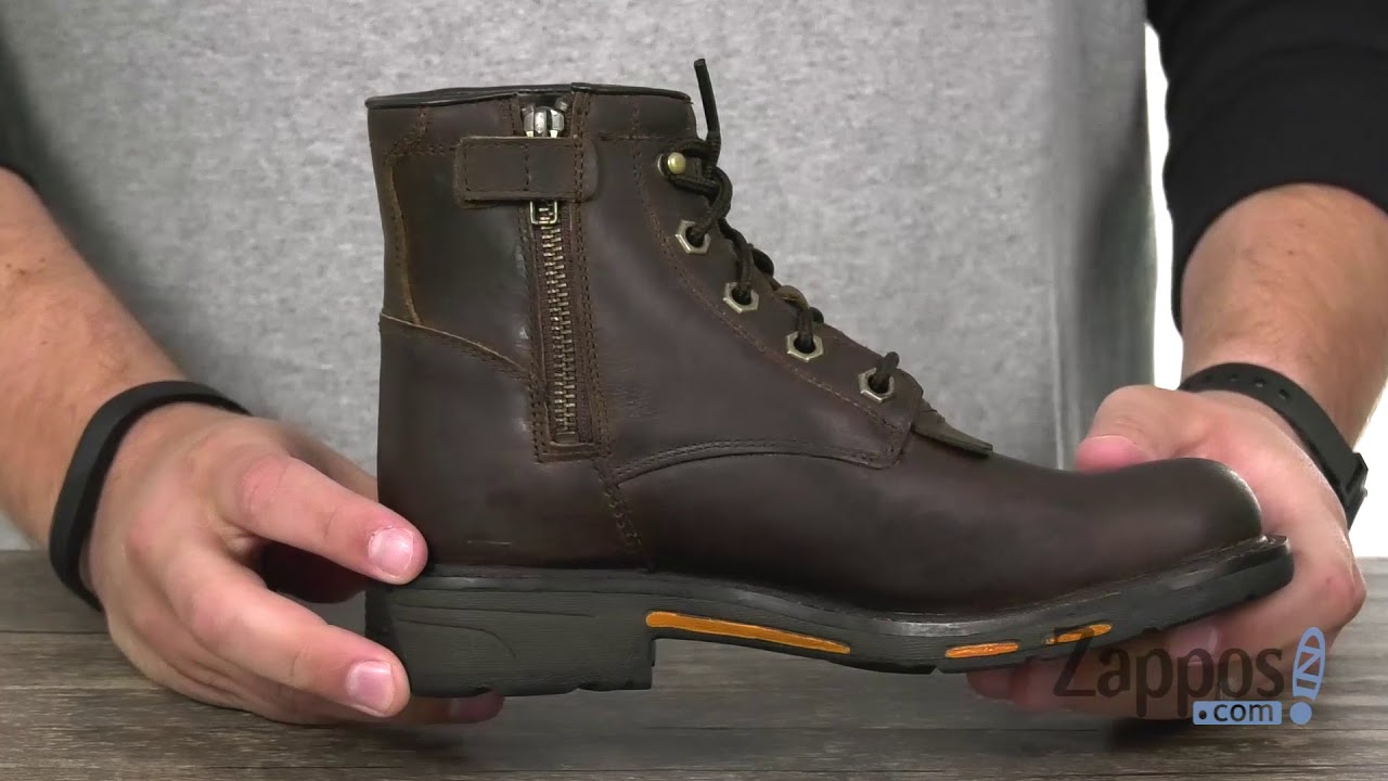 Ariat Kids Workhog Lacer Boot (Little Kid/Big Kid) SKU: 9087958 - YouTube