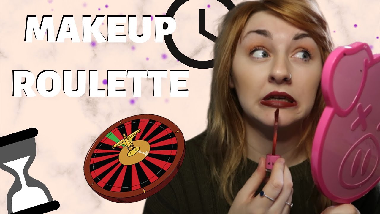 MAKEUP ROULETTE // TIMED MAKEUP 4 SECONDS TO 60 SECONDS - YouTube