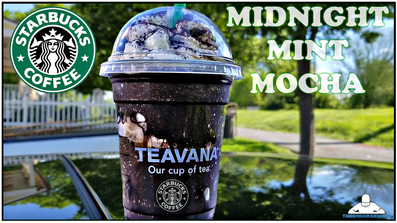 STARBUCKS® MIDNIGHT MINT MOCHA FRAPPUCCINO® REVIEW - YouTube