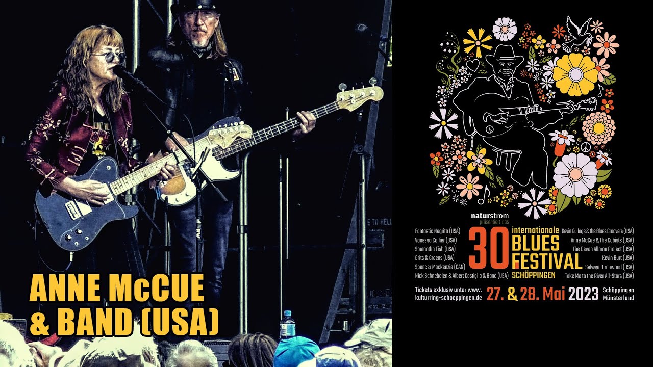 🇪🇺 🇩🇪 Anne McCue (USA), 30th International Blues Festival Schöppingen ...