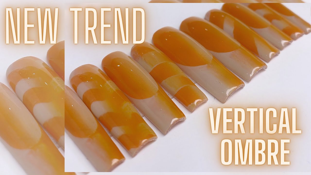 HOW TO: VERTICAL OMBRÉ FRENCH DESIGN || TRENDY NAIL ART|| TIPS & TRICKS ...