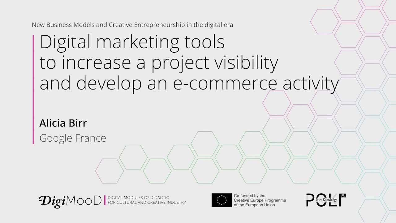 Digital marketing tools to increase a project visibility and develop an ...