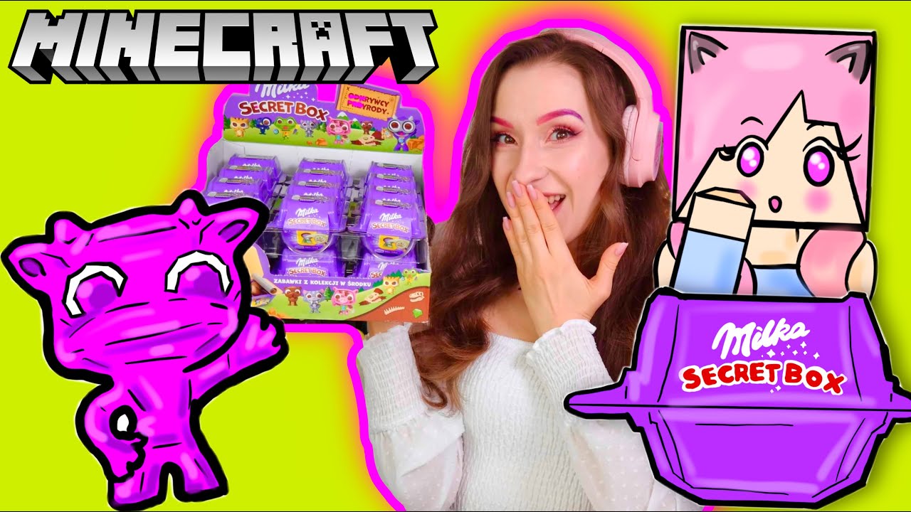 MAGICZNA KROWA Z MILKA SECRET BOX W MINECRAFT🐮🐷💜 - YouTube