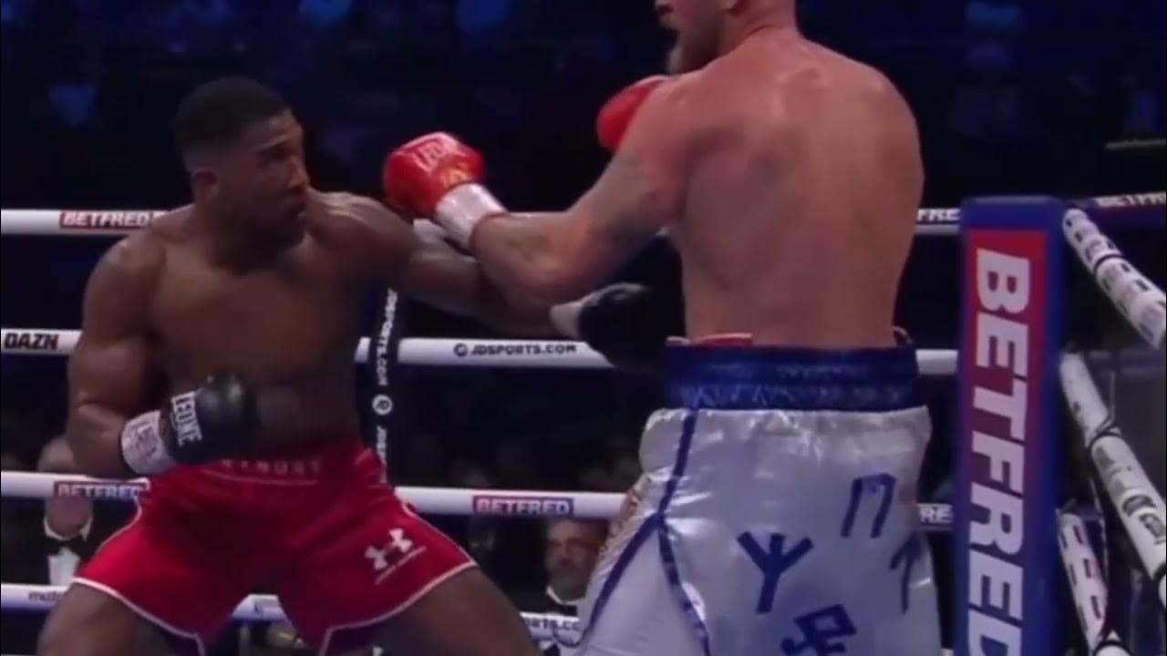 Joshua knocked out. Helenius in the 7th round (Anthony Joshua vs Robert Helenius) - YouTube