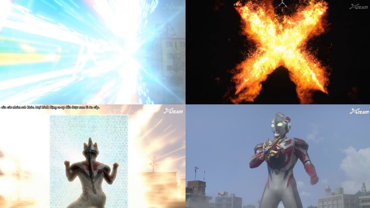 Ultraman X All Technique - YouTube
