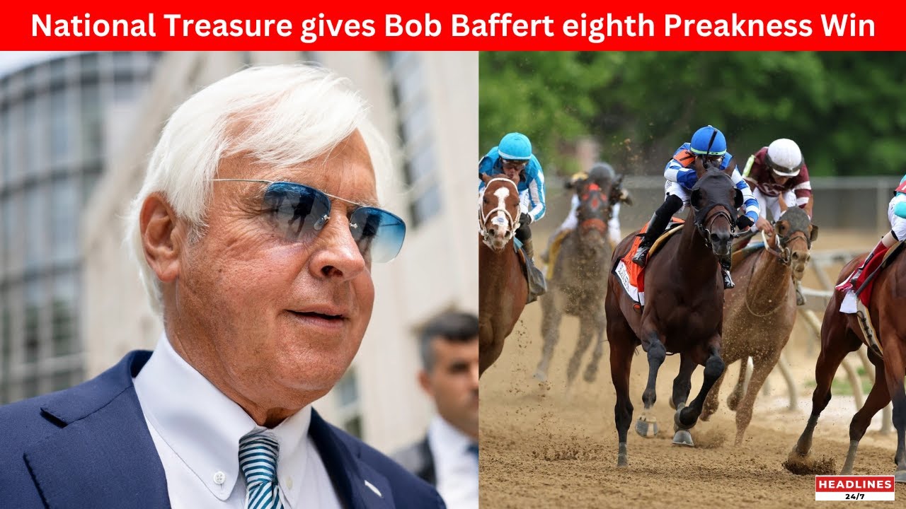 National Treasure gives Bob Baffert eighth Preakness Win | bob baffert ...