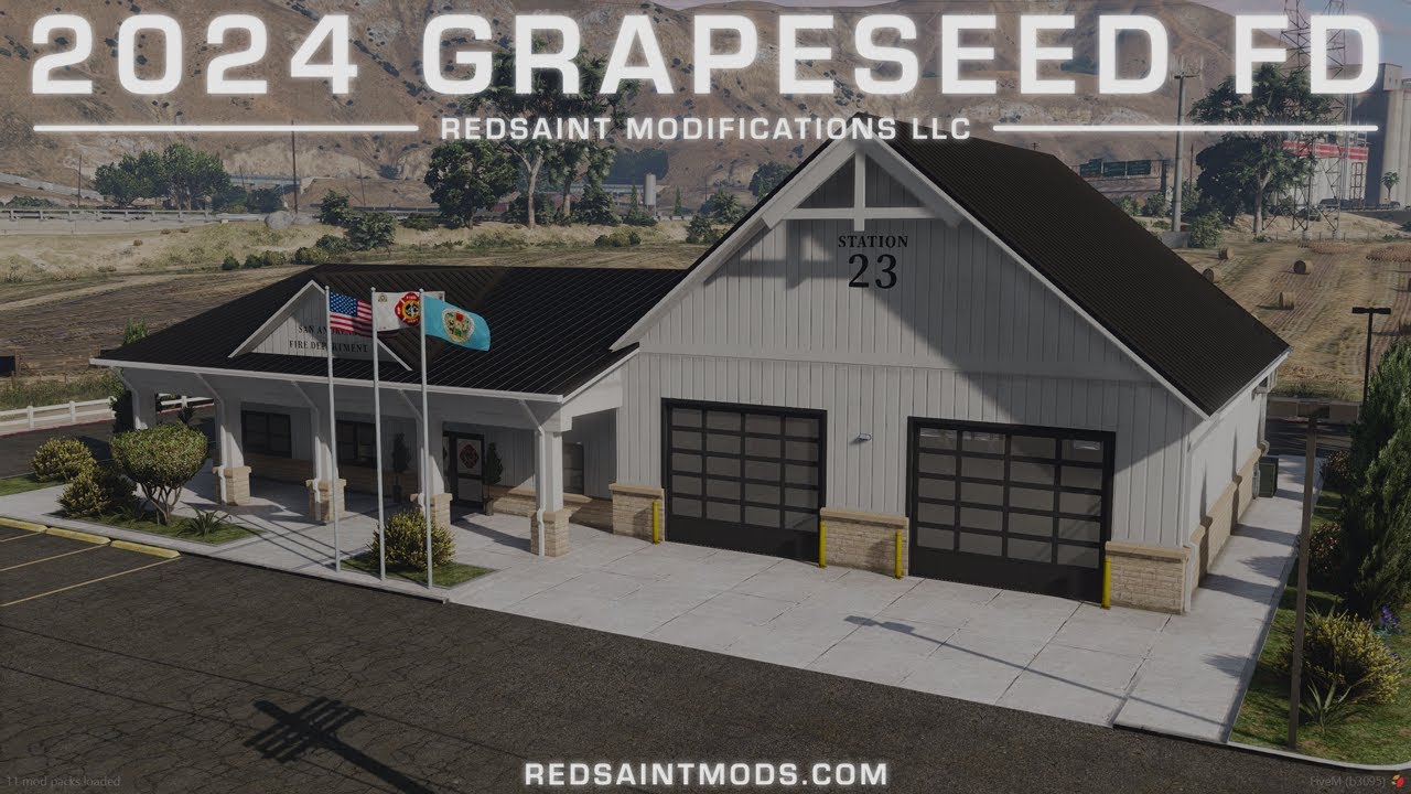 [MLO] 2024 Grapeseed Fire Department | GTA5 Showcase - YouTube