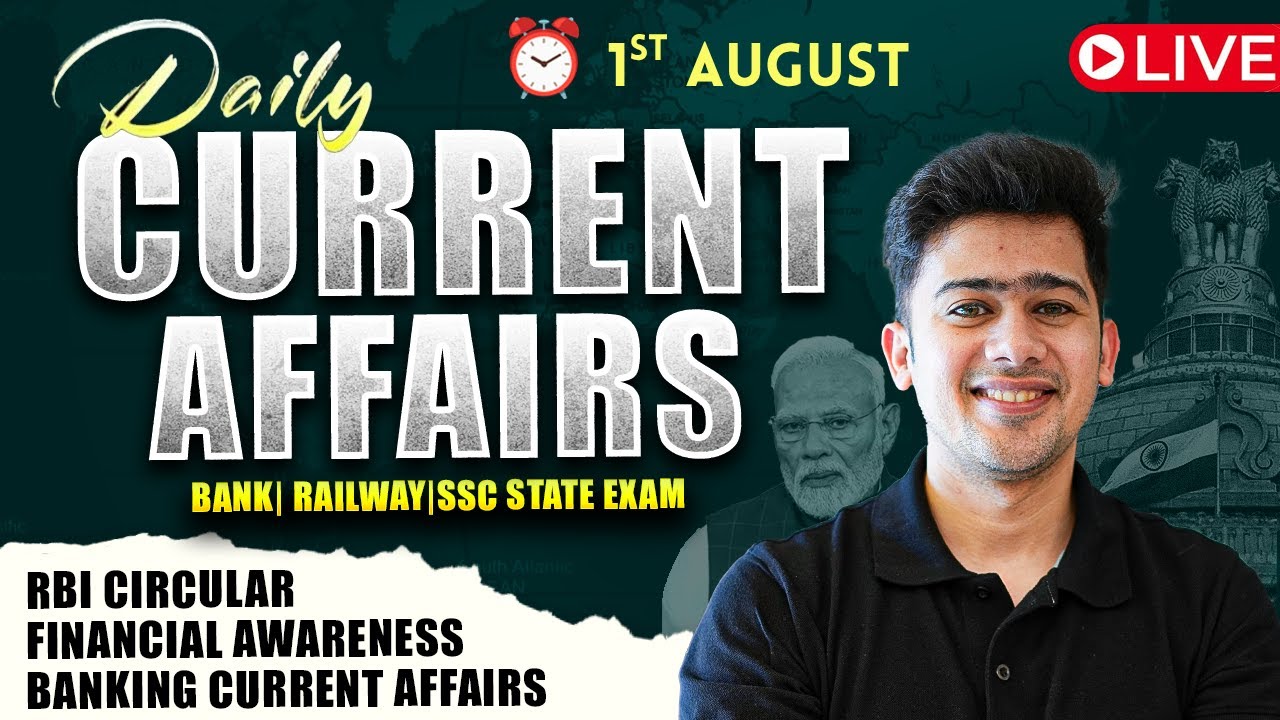 📅 1st August 2025 | Daily Current Affairs | For Bank, Insurance & SSC ...