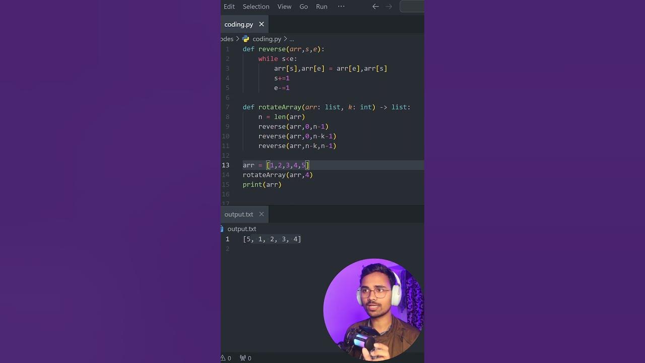 Day 26120 Move An Array To Left By K Step Crackingsolving Strivers Atoz Sheet Using