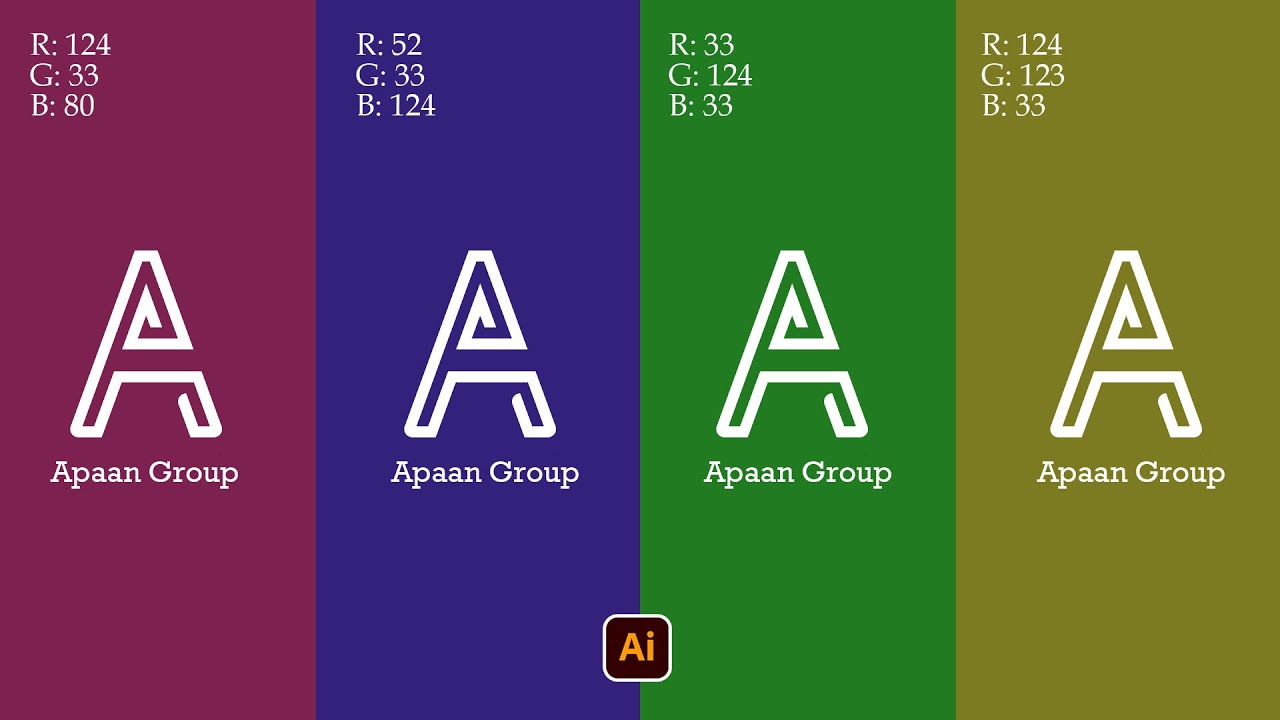 Cara Membuat Logo Perusahaan di Adobe Illustrator - YouTube
