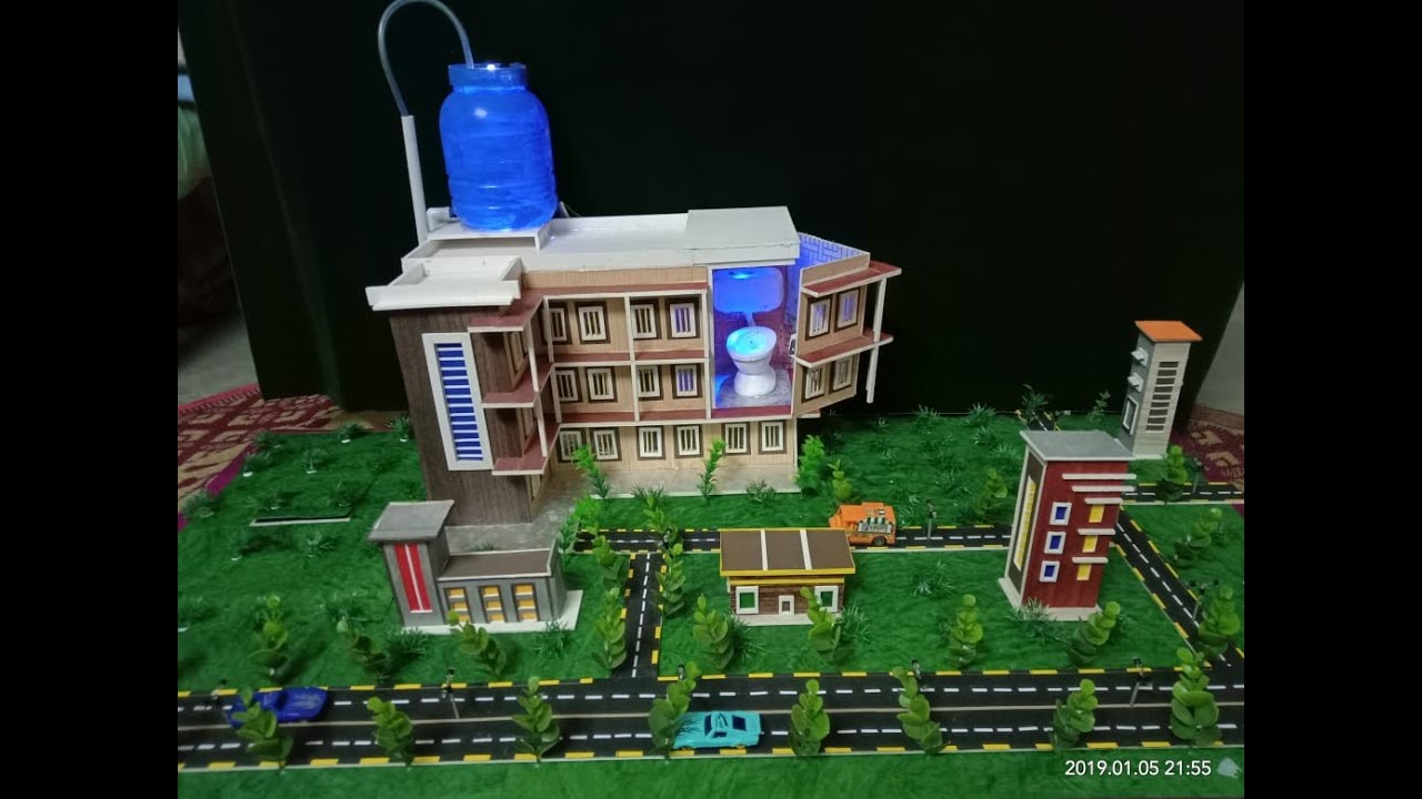 Rain water harvesting project || Automatic water tanking system using ...