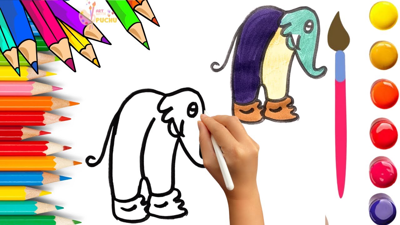 How To Draw cute Lirili Larila Drawing, Painting & Coloring For Kids ...