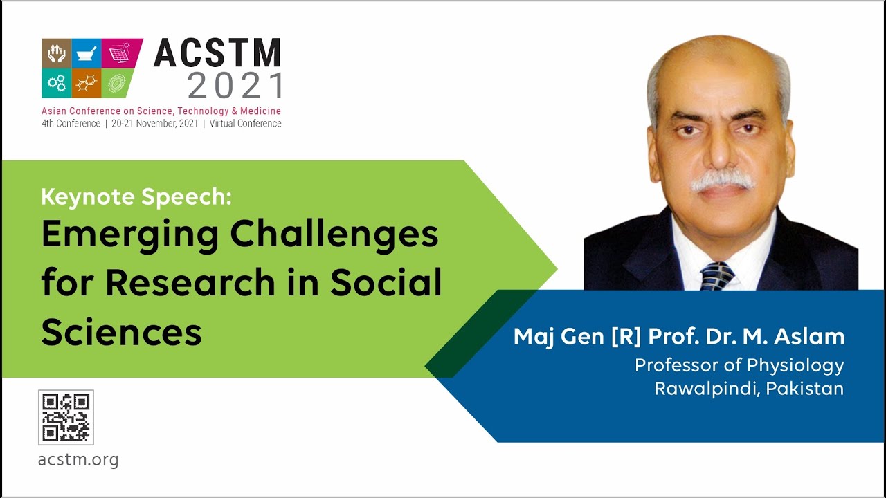 Maj Gen [Retd] Prof. Dr. Muhammad Aslam | Keynote Speaker - YouTube