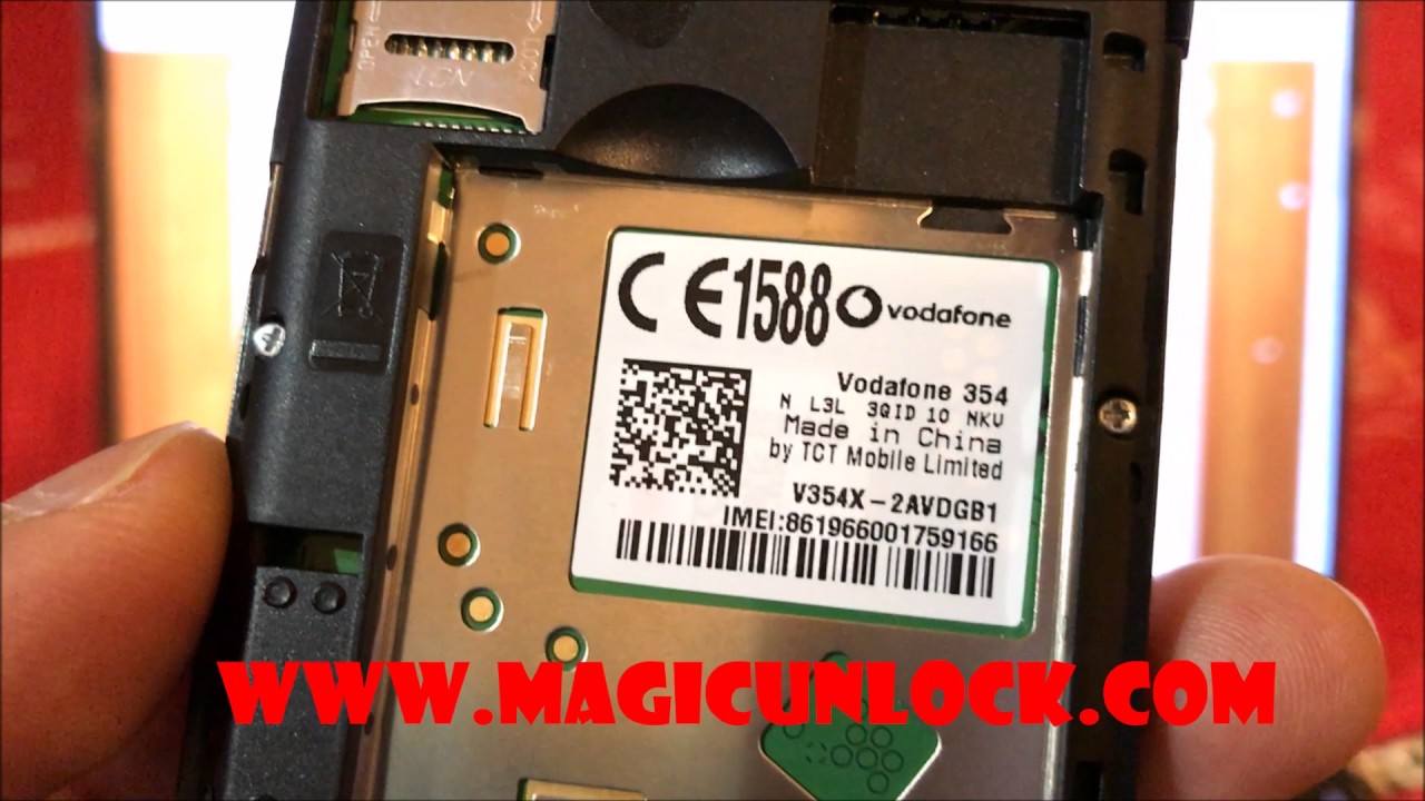 How to enter code in vodafone 354 @ www.magicunlock.com - YouTube