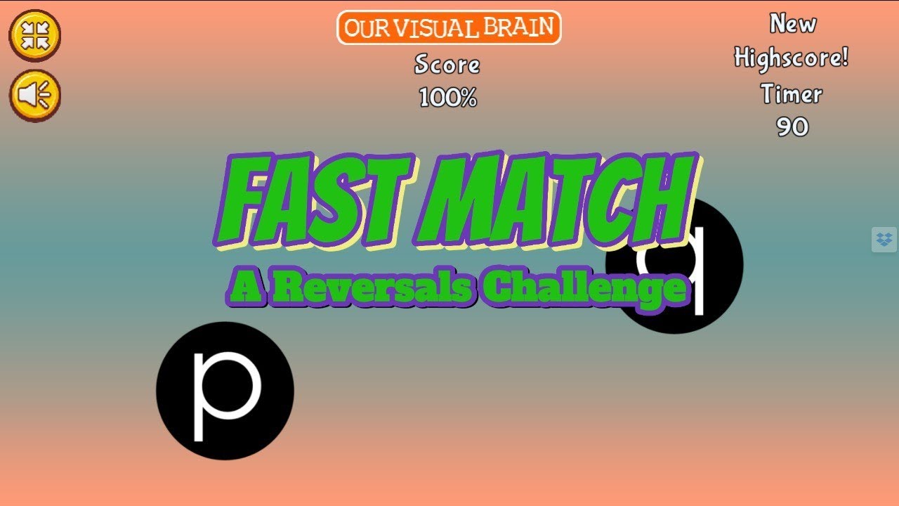 Our Visual Brain Reversals Activity: Fast Match - YouTube