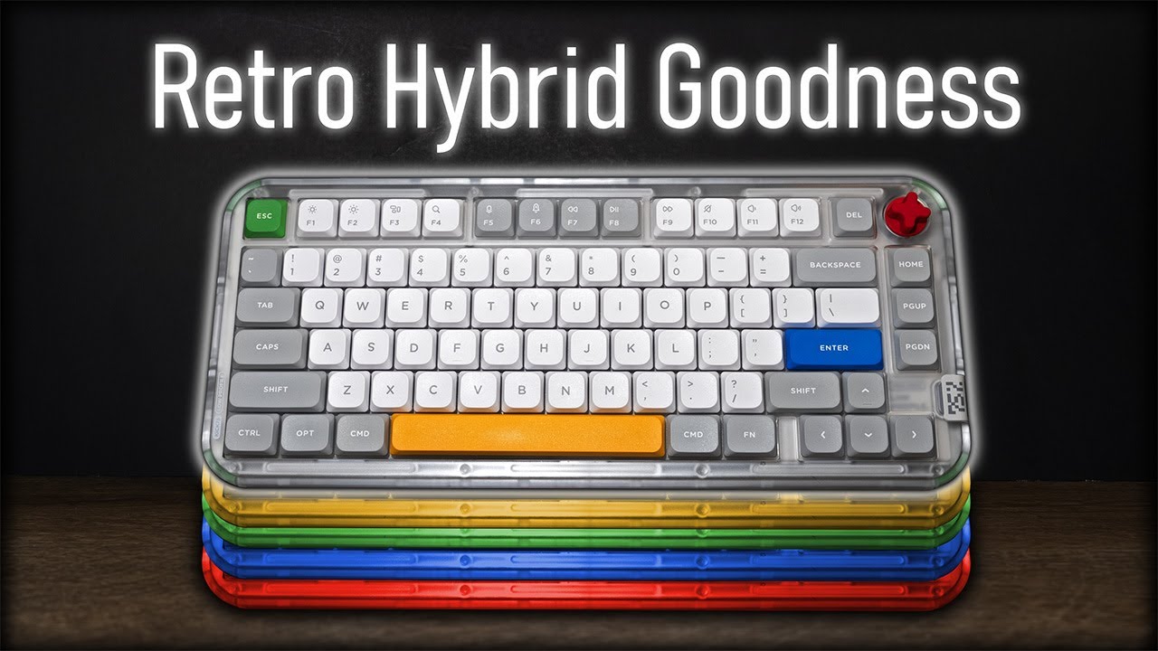 Incredible Hybrid Profile Keyboard - Nuphy Kick75 - YouTube
