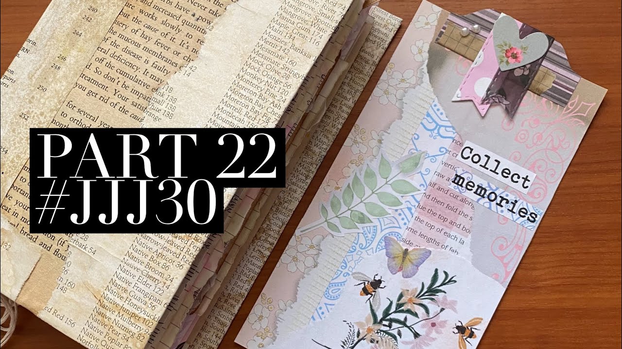 Use magazine scraps to make a junk journal book mark | Part 22 | #jjj30 ...