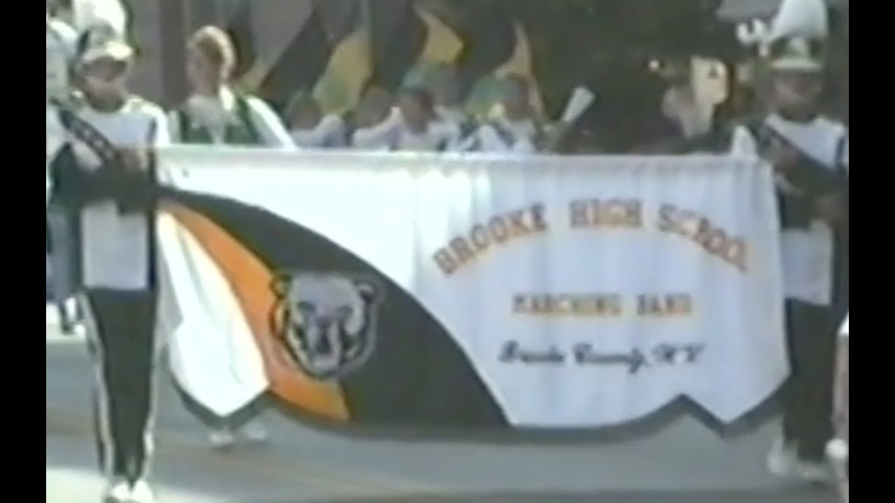 Brooke High Marching Band at Elkins Competition 1992 - YouTube