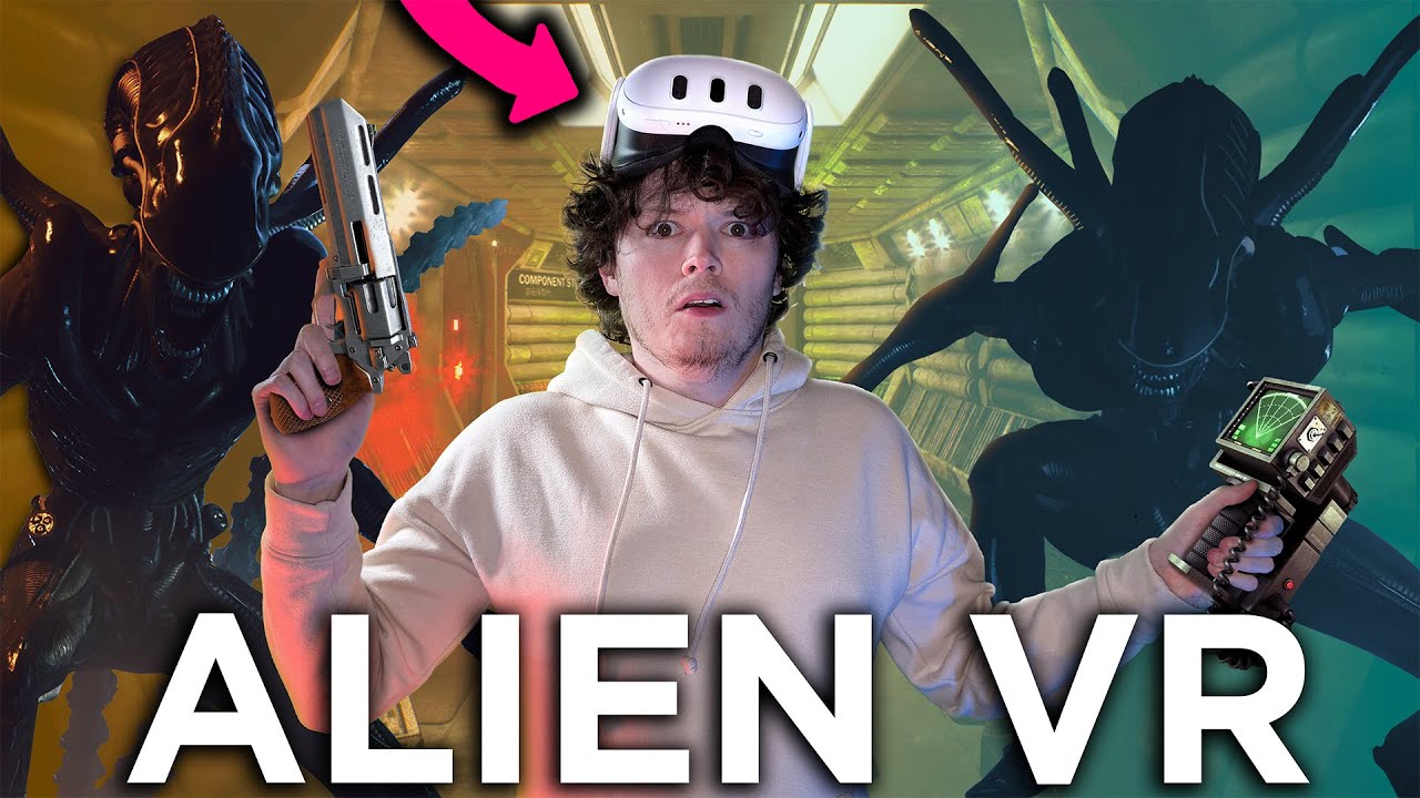 Xenomorphs in VR are Terrifying (and funny) - YouTube