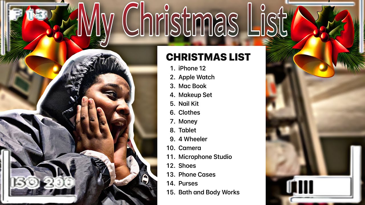 MY HOLIDAY CHRISTMAS LIST🎄 . - YouTube