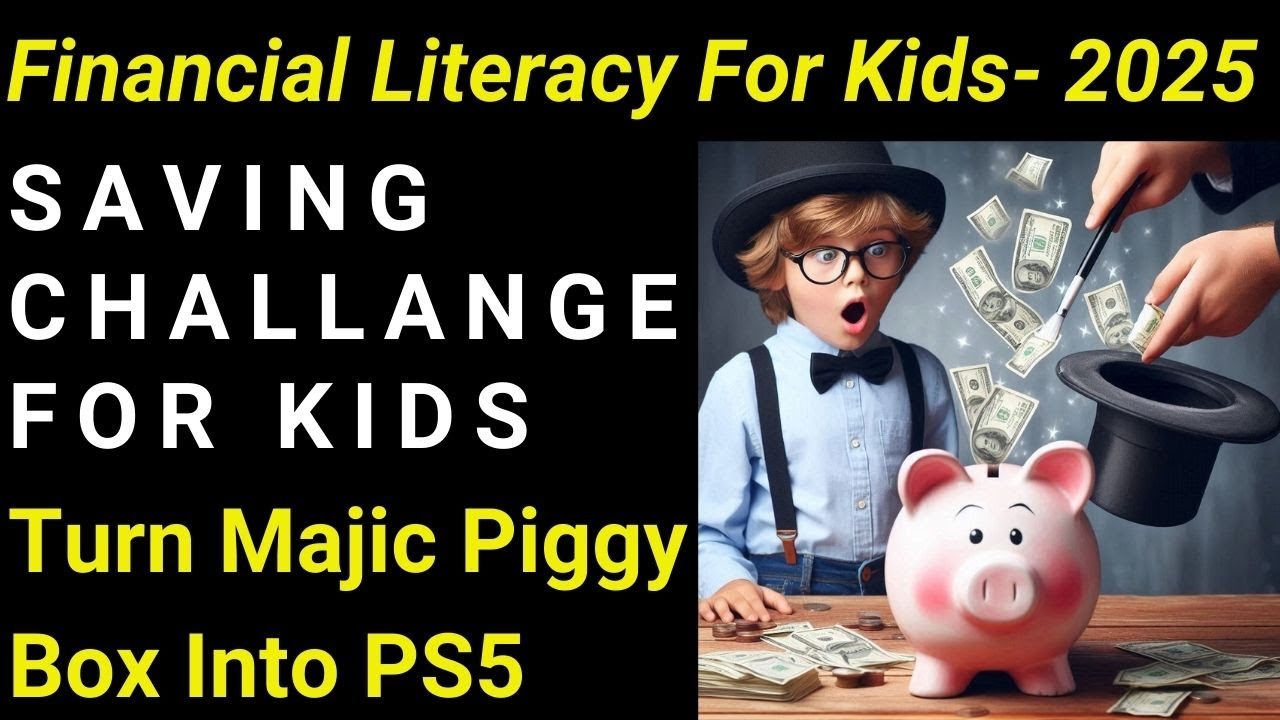 Piggy Bank Magic Saving Challenge For Kids | Save $20 in 7 Days ...