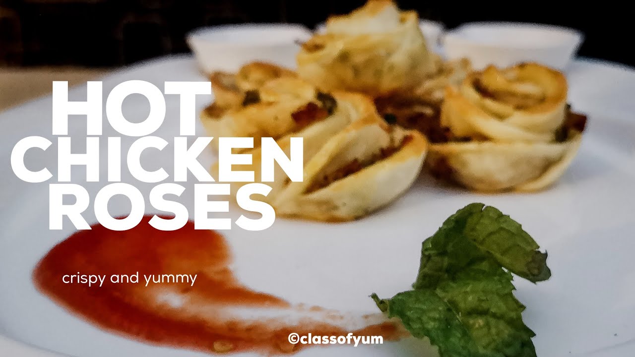 Hot chicken Roses | Hot baked Chicken Roses | Stuffed Chicken | Chicken ...