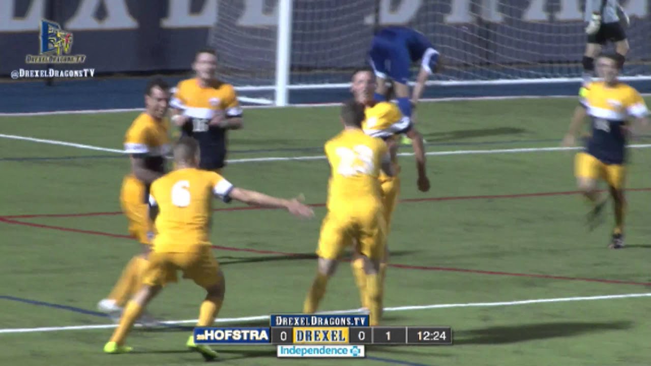 Highlights: Drexel Dragons Men's Soccer Hosts No. 23 Hofstra - YouTube