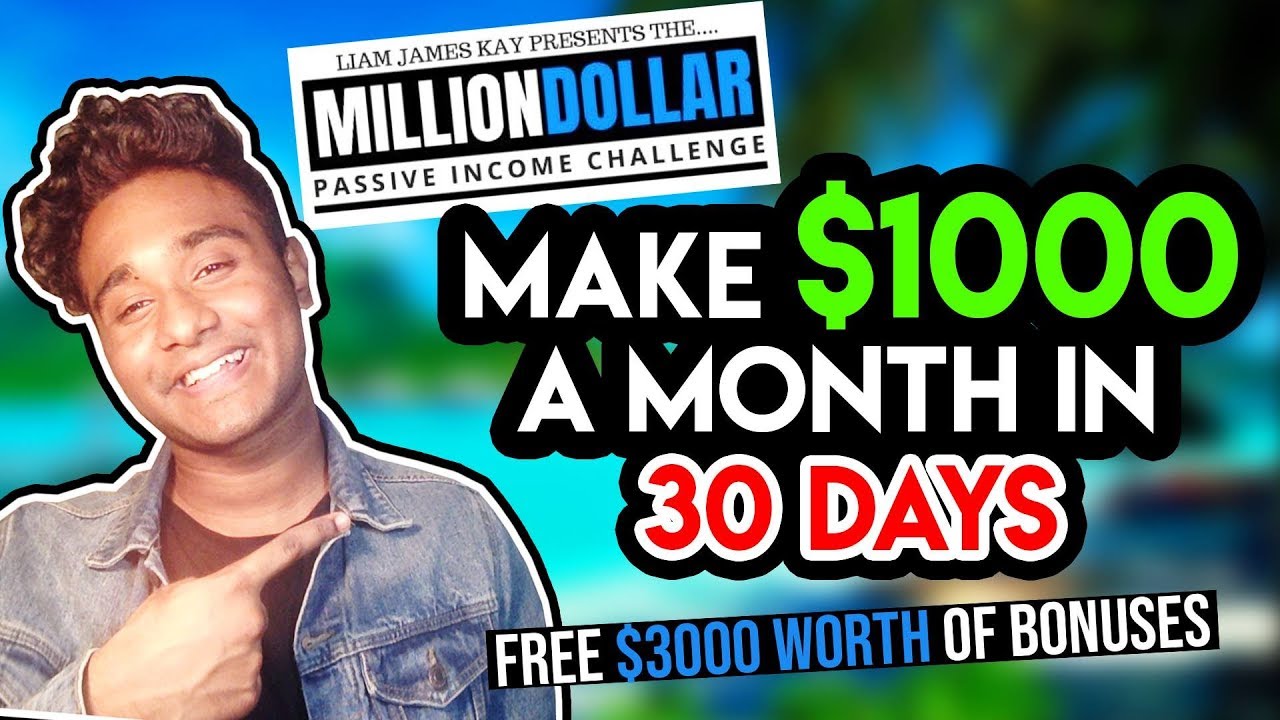 Million Dollar Passive Income Challenge (Make $1000+ in 30 days) - YouTube