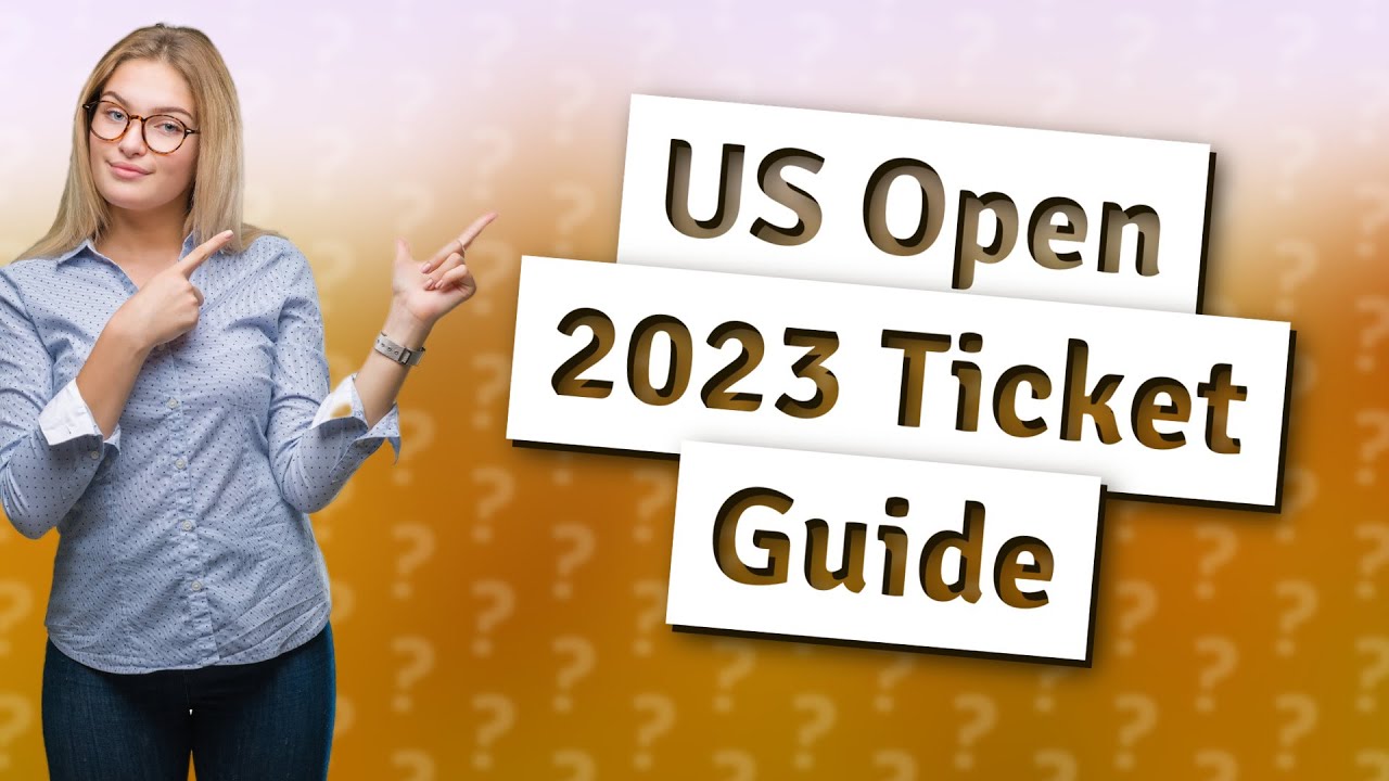 How do I buy tickets for the US Open 2023? - YouTube