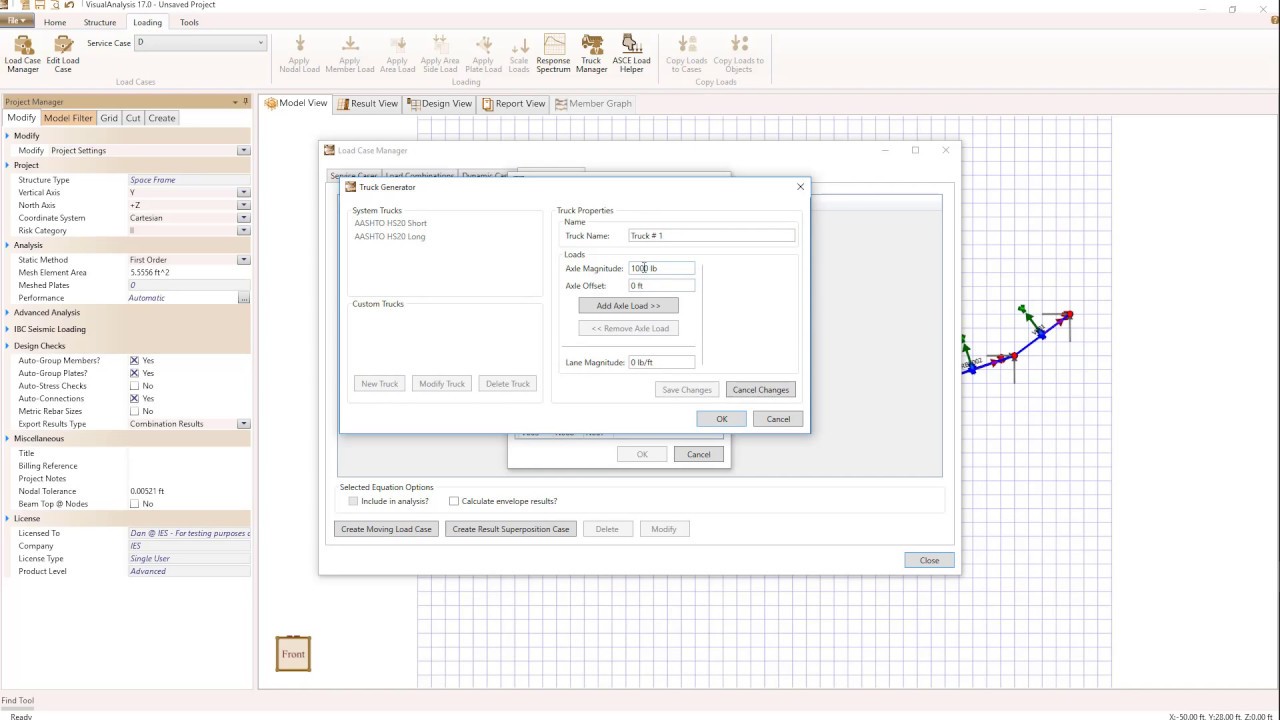 VisualAnalysis: Moving Loads - YouTube