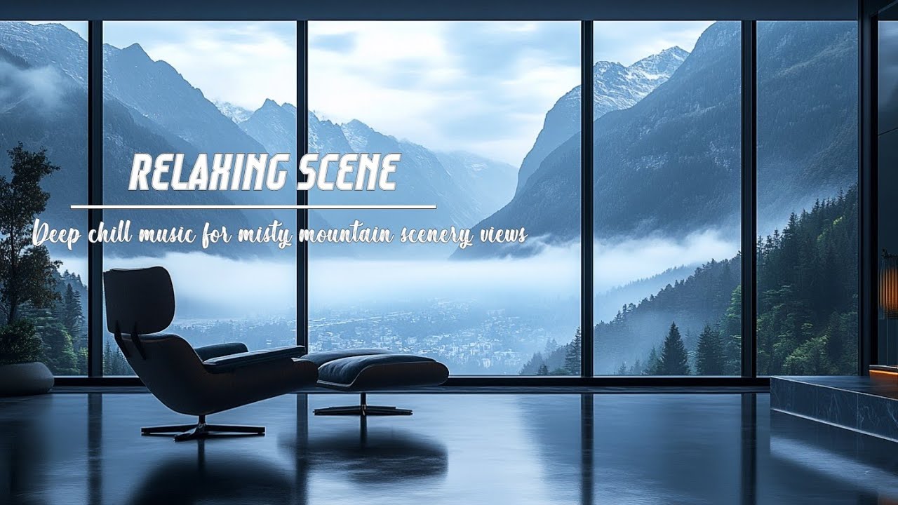 Deep Chill Music 😌 Relaxing Mountain Scenery for Stress Relief & Cozy ...