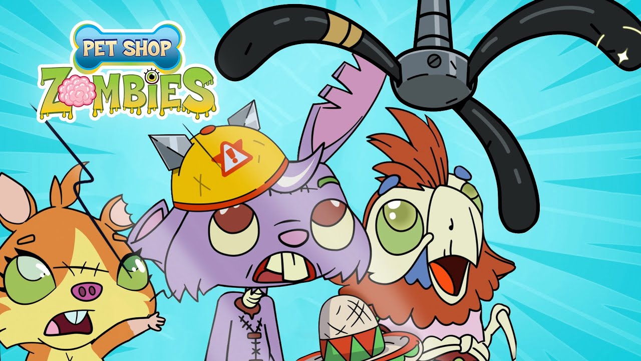Raiders of the Claw Machine 🎢 Pet Shop Zombies 🧟‍♀️ Full Episodes 🧠 Zombie Pets Cartoons for ...