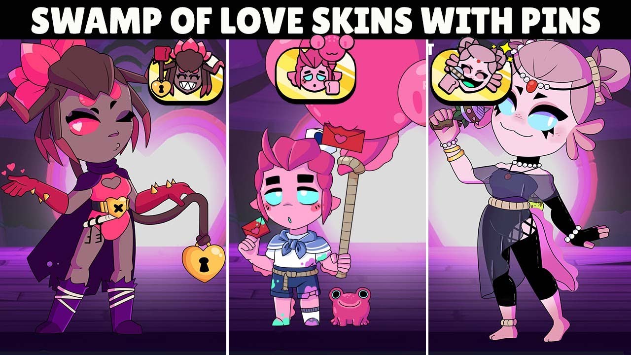 10 Swamp Of Love Skins With Pins - YouTube