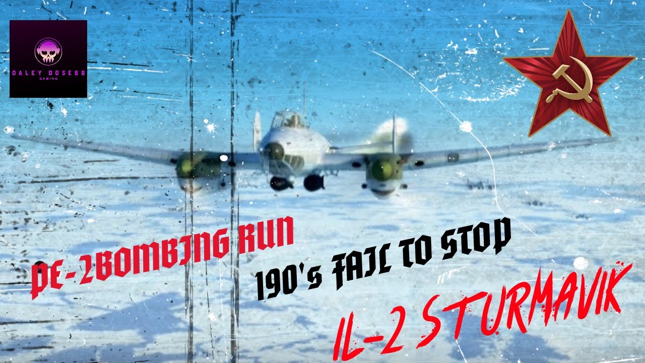 IL2 Sturmovik || A bridge to far || Russian bombers take down German ...