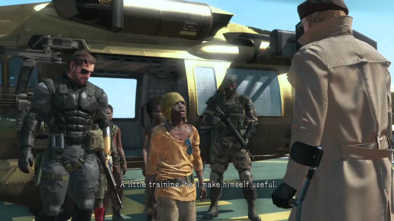 MGSV Bringing the Child Soldiers back to Mother Base - YouTube