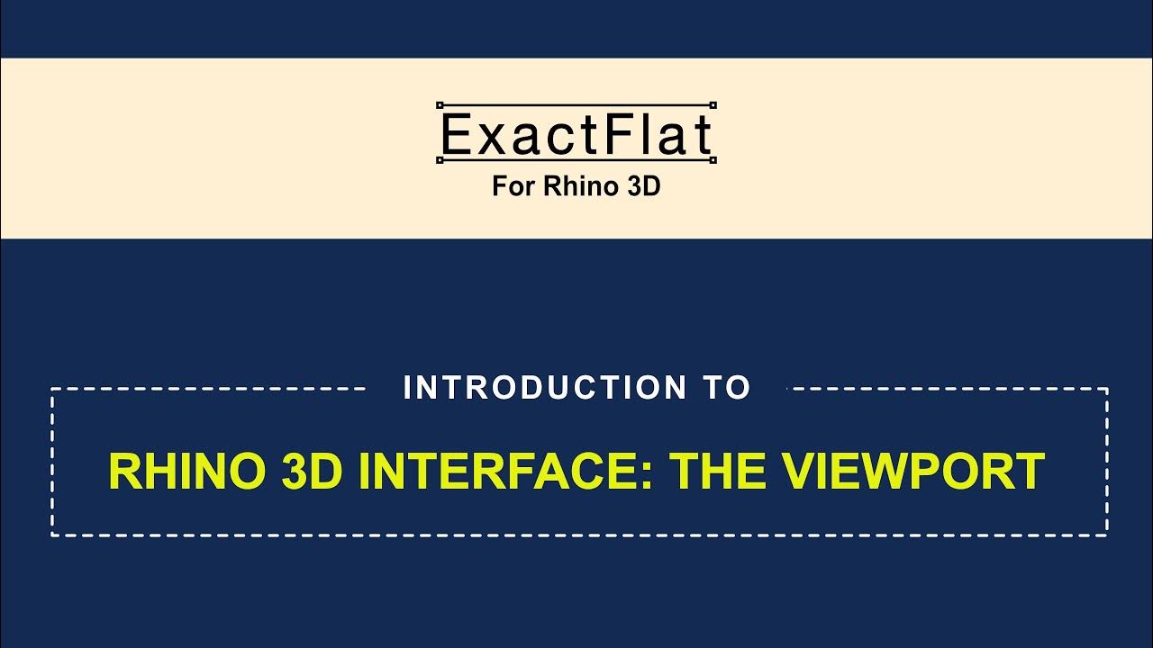 Introduction to Rhino Interface The Viewport.mp4 - YouTube