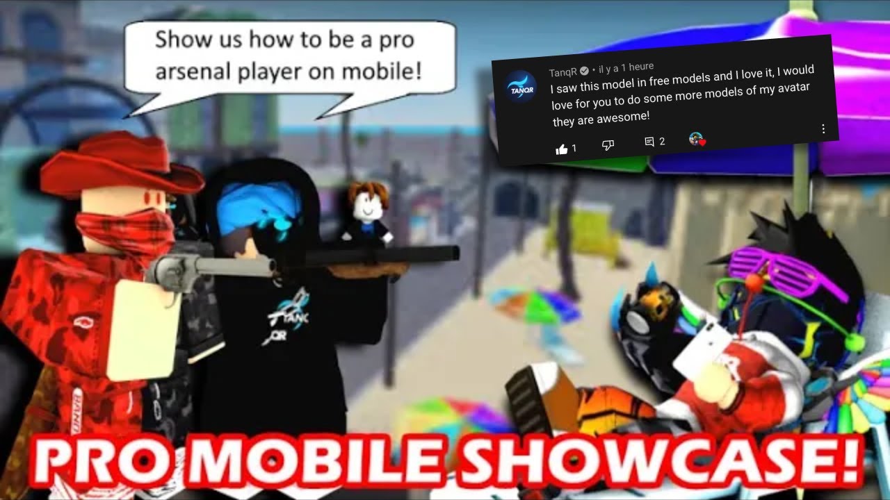 How to be a pro mobile player in Arsenal | Roblox - YouTube