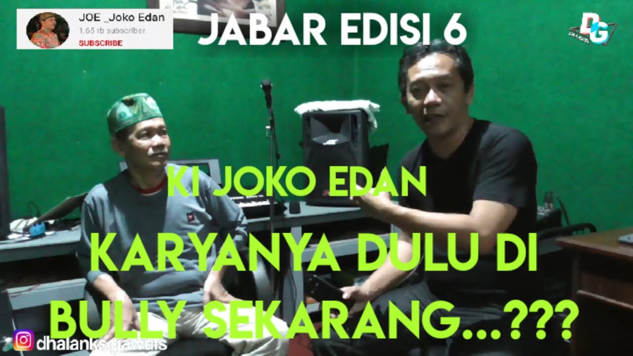 #jabar Edisi 6. ASAL NAMA SEBUTAN "KI JOKO EDAN" TERNYATA INI... PART 1 ...