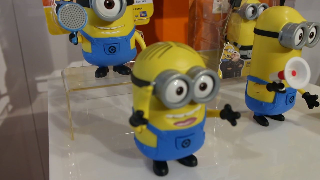 New MINIONS Toys from the upcoming DESPICABLE ME movie! Toy Fair 2017 ...