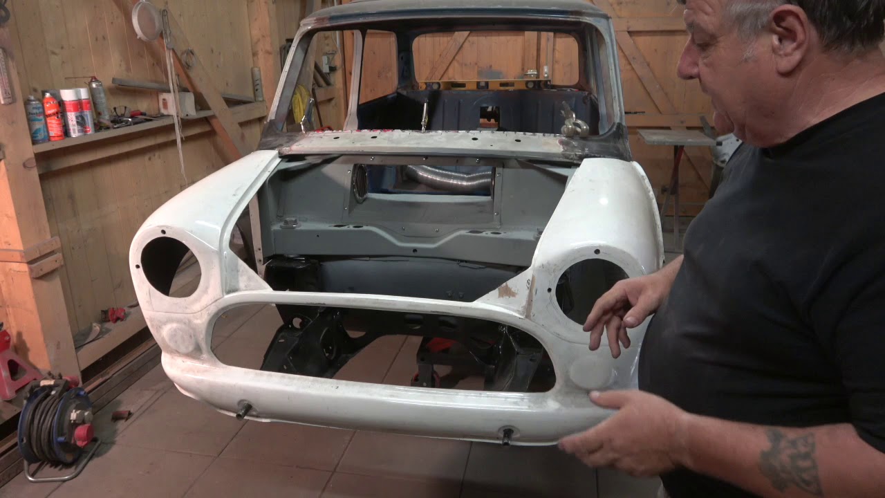 Classic Mini Track Day Car Build Part 15 ( Inner wings & CF Front ...