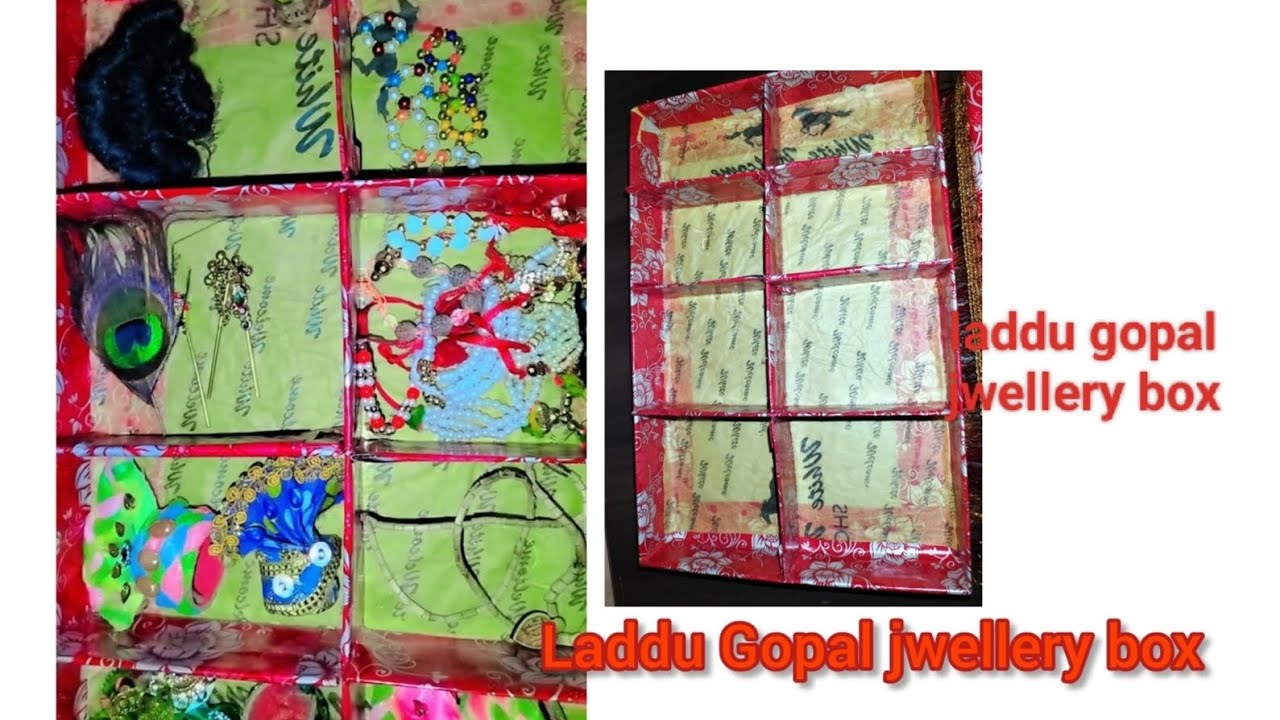 how to make jwellery box for laddu gopal|#DIY #laddu_gopal # ...