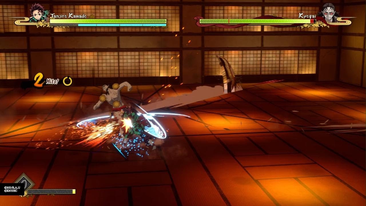 Demon Slayer -Kimetsu no Yaiba- Kyogai boss fight - YouTube