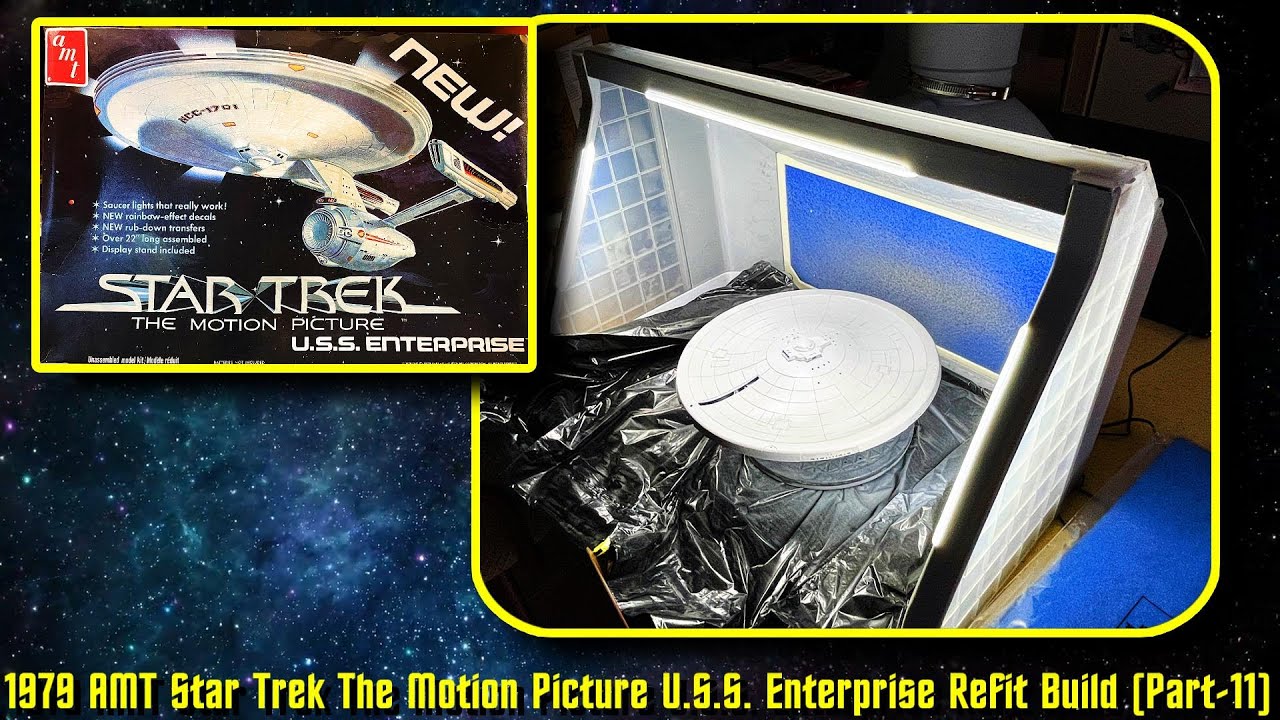 1979 AMT Star Trek The Motion Picture U.S.S. Enterprise NCC-1701 Refit ...