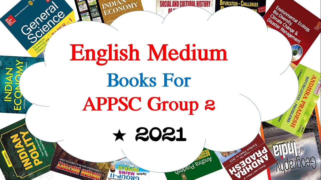 Best APPSC Group2 English Medium Books - 2021 update - YouTube