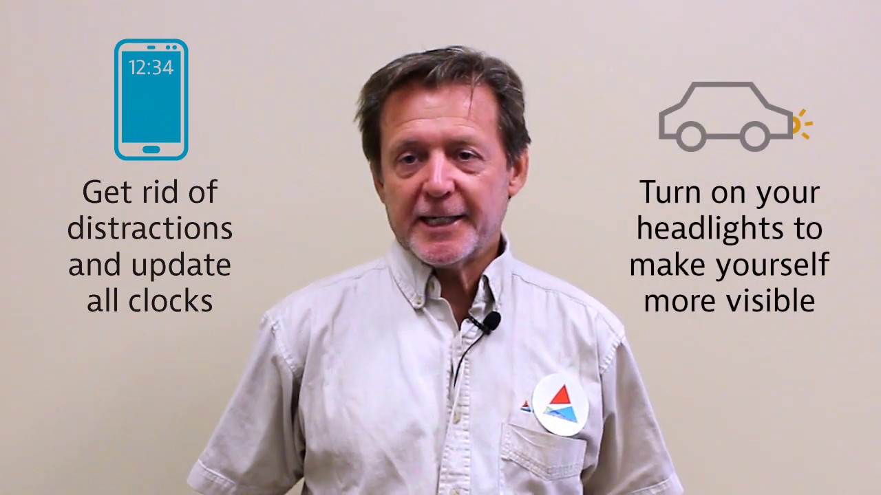 Safety Minute Monday | Time Change - YouTube